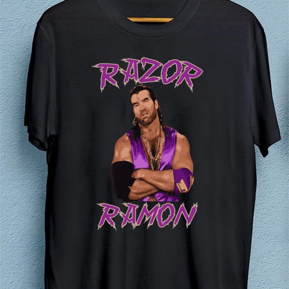 Shirts | Razor Ramon Shirt Wrestling Star Scott Hall Vintage Retro 9s ...